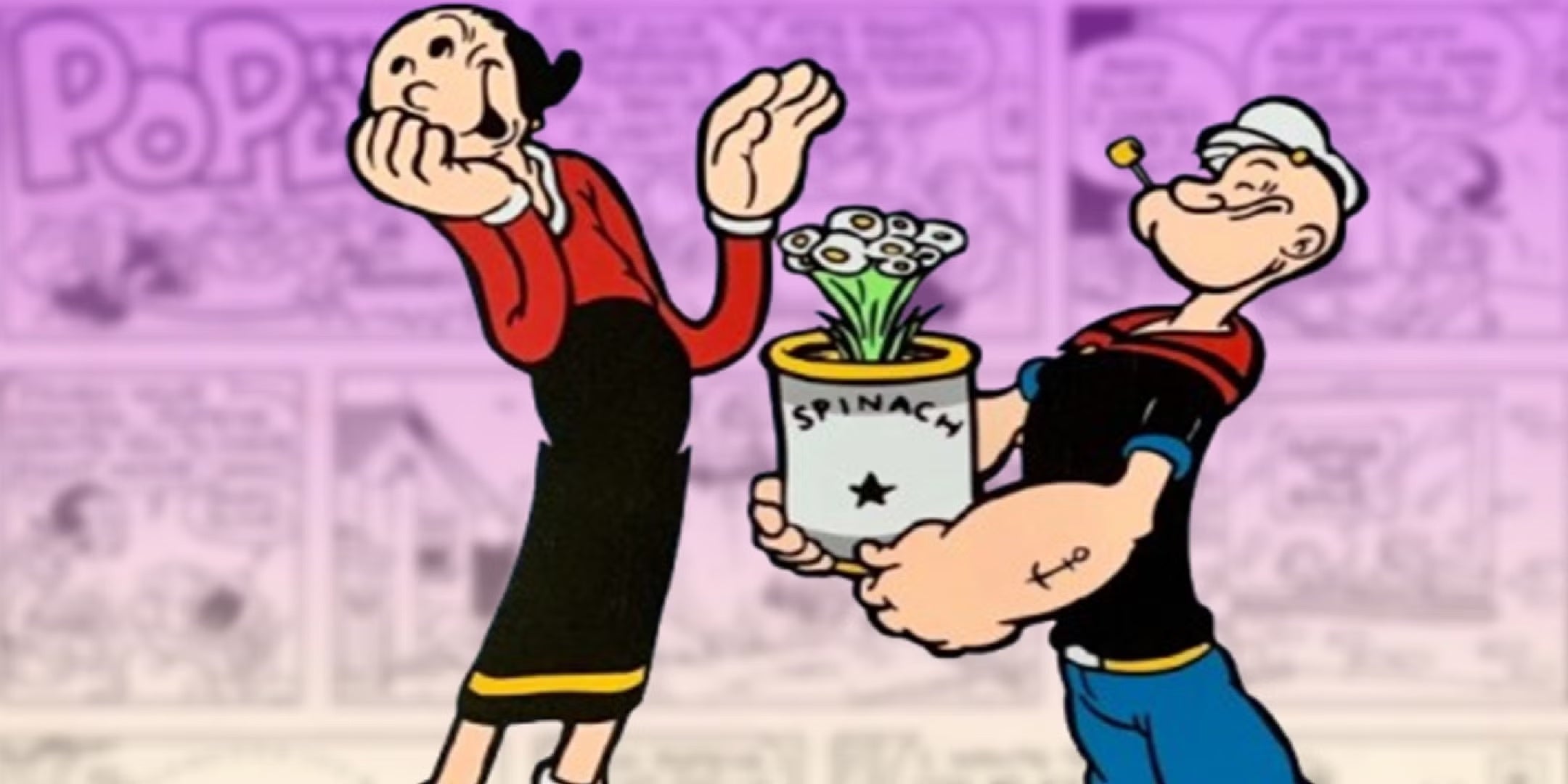 Character Design Through the Ages: Popeye & Olive Oyl – Spinnaker Watches