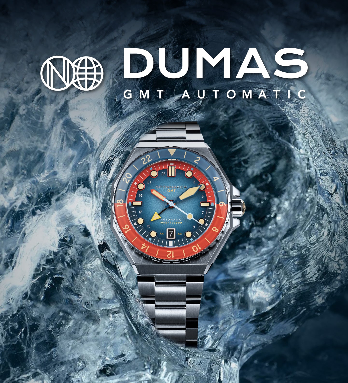 Dumas GMT Automatic New Colours SP-5119 – Spinnaker Watches
