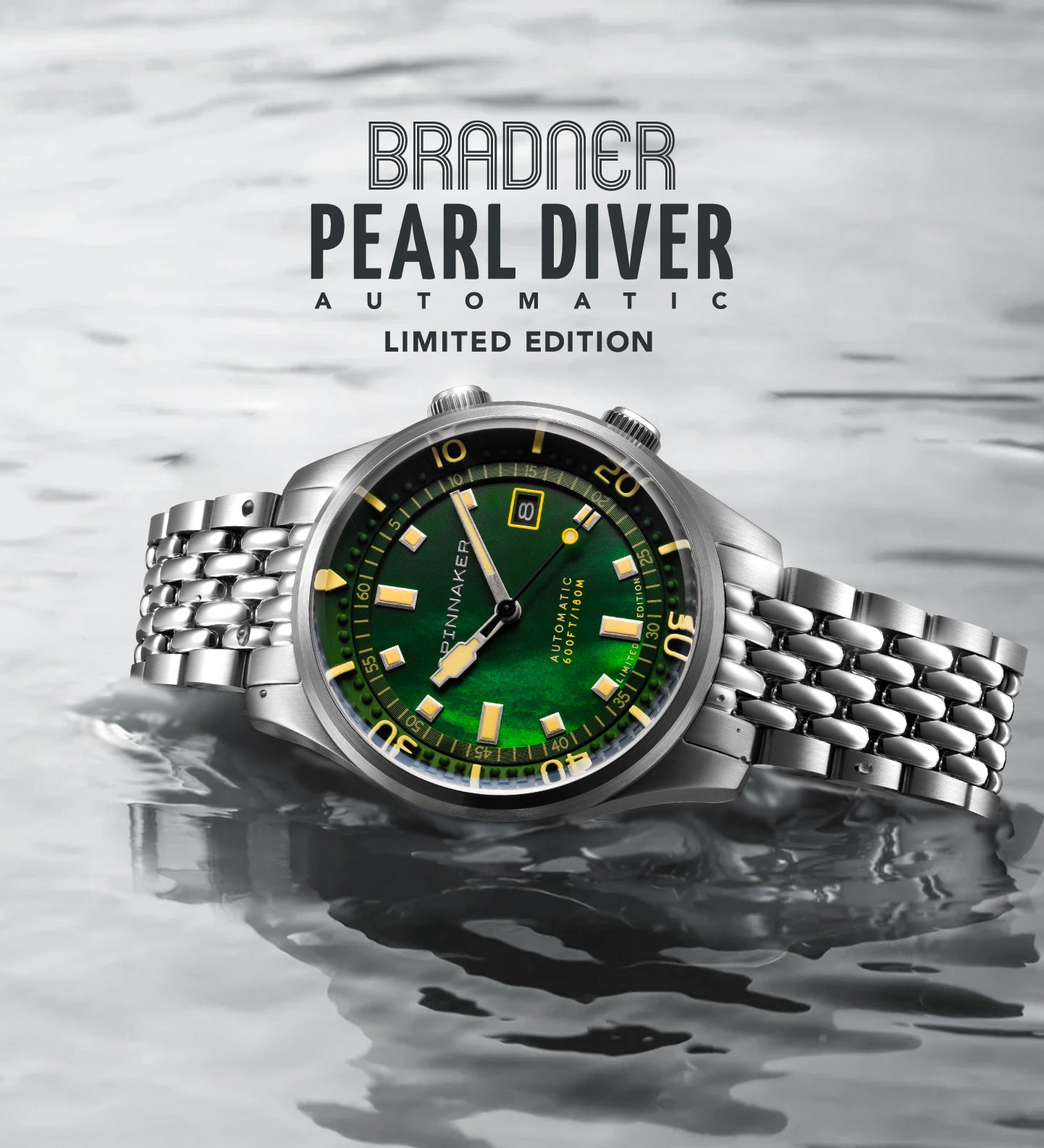 Bradner Pearl Diver Automatic Limited Edition SP-5158 – Spinnaker Watches
