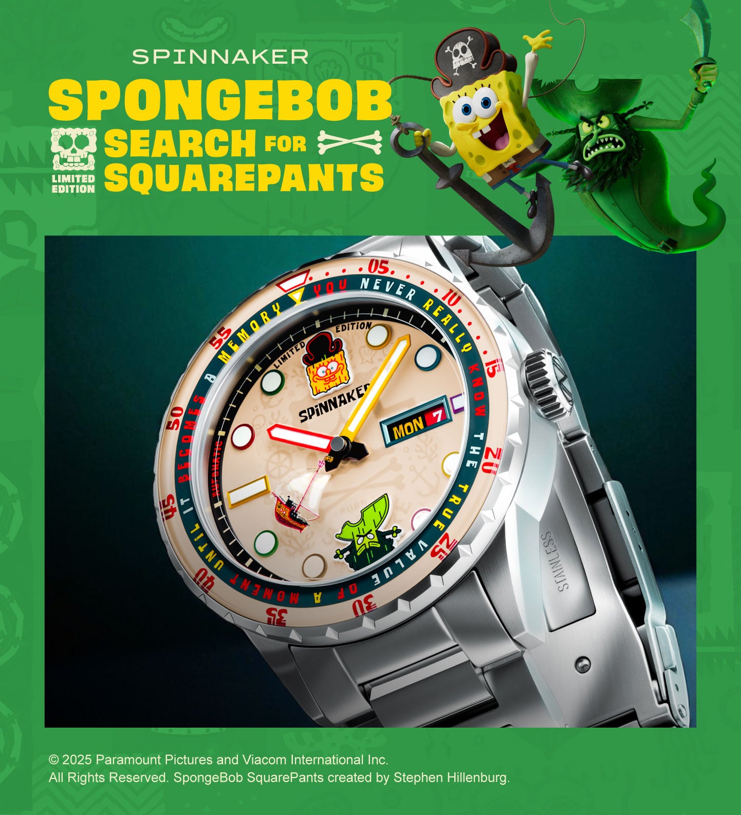 Hass Automatic Spongebob Search For Squarepants Limited Edition SP-517 ...