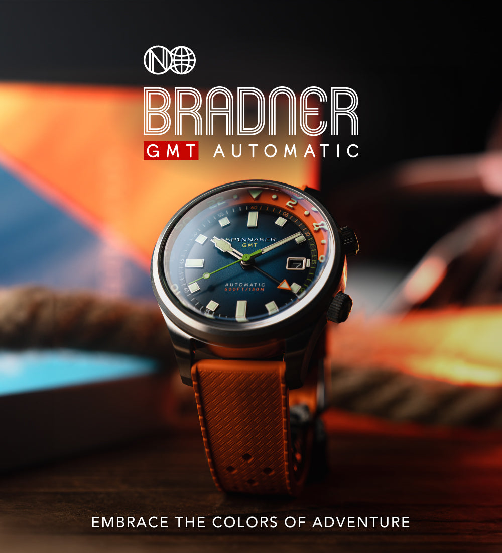 Bradner GMT Automatic SP-5121 New Colourways – Spinnaker Watches